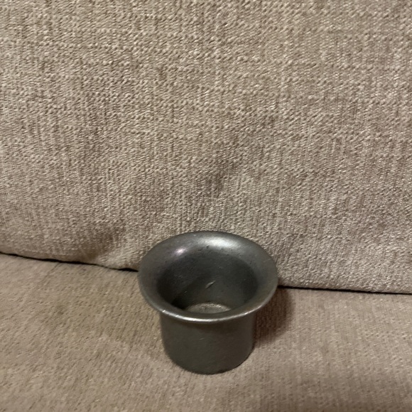 Other | York Metalcrafters Pewter Candle Holderminor Wear Inside And ...